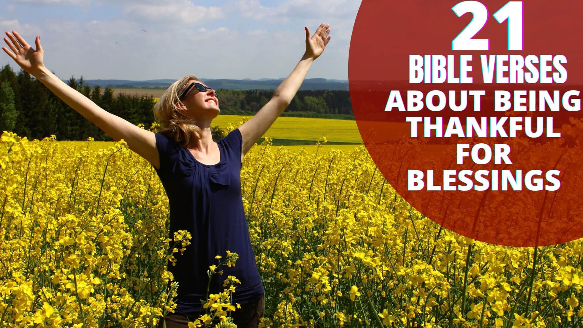 21 Bible Verses About Being Thankful for Blessings - Bible Verses